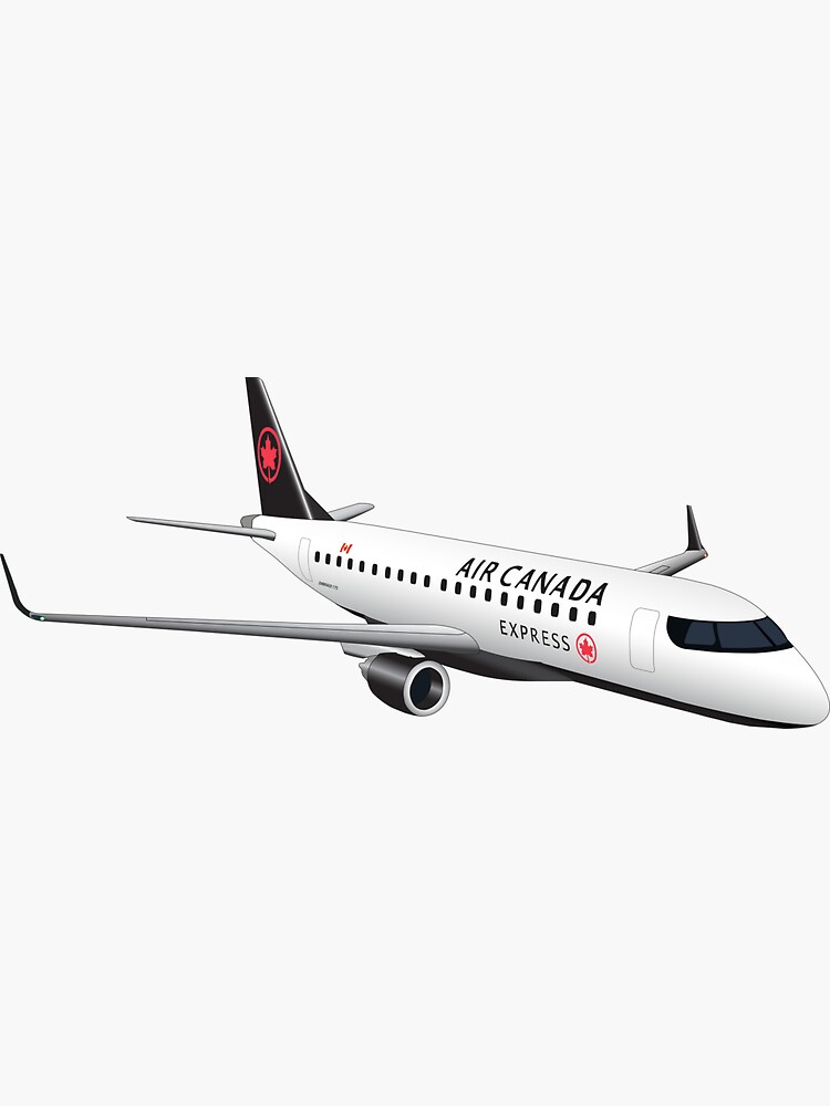 "Air Canada Express Embraer 175" Sticker for Sale by Kyledavies | Redbubble