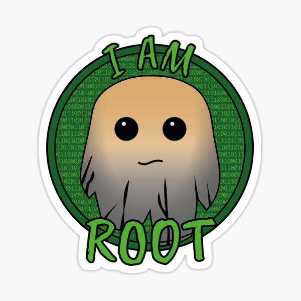 "I am Root" Sticker for Sale by code-x-tees | Redbubble