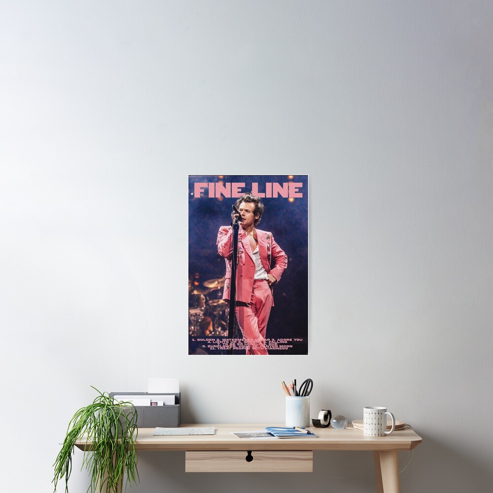 "fine line poster" Poster for Sale by shopjujuweez | Redbubble