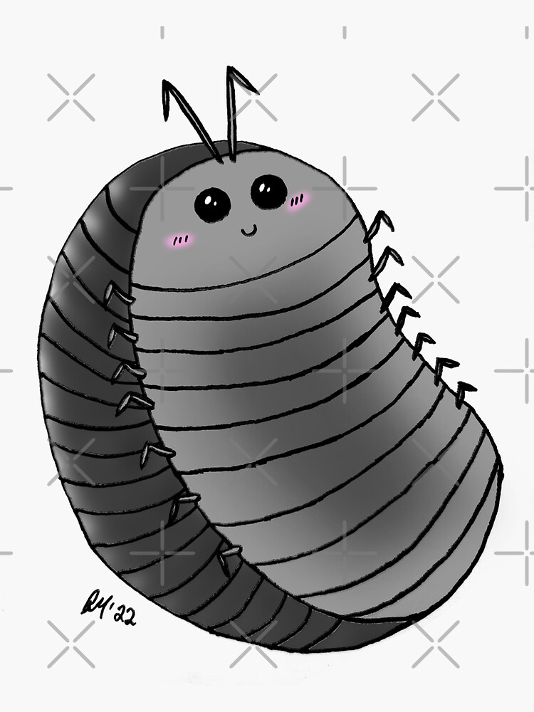"Roly-Poly" Sticker for Sale by RayRayViolet | Redbubble