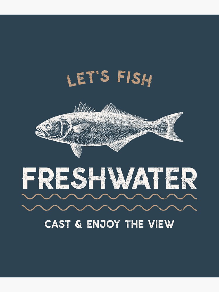 "Freshwater Fish" Sticker for Sale by DorRaqDesigns | Redbubble