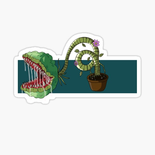 "Venus Flytrap Carnivorous Plant" Sticker for Sale by vooART | Redbubble