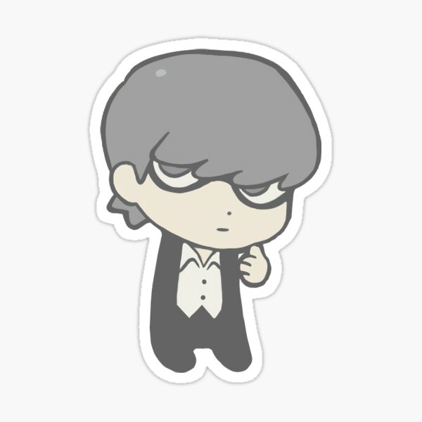 "Persona 4 hero amoeba" Sticker by Saurit | Redbubble