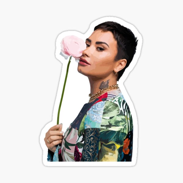 "demi flower" Sticker for Sale by faberi | Redbubble