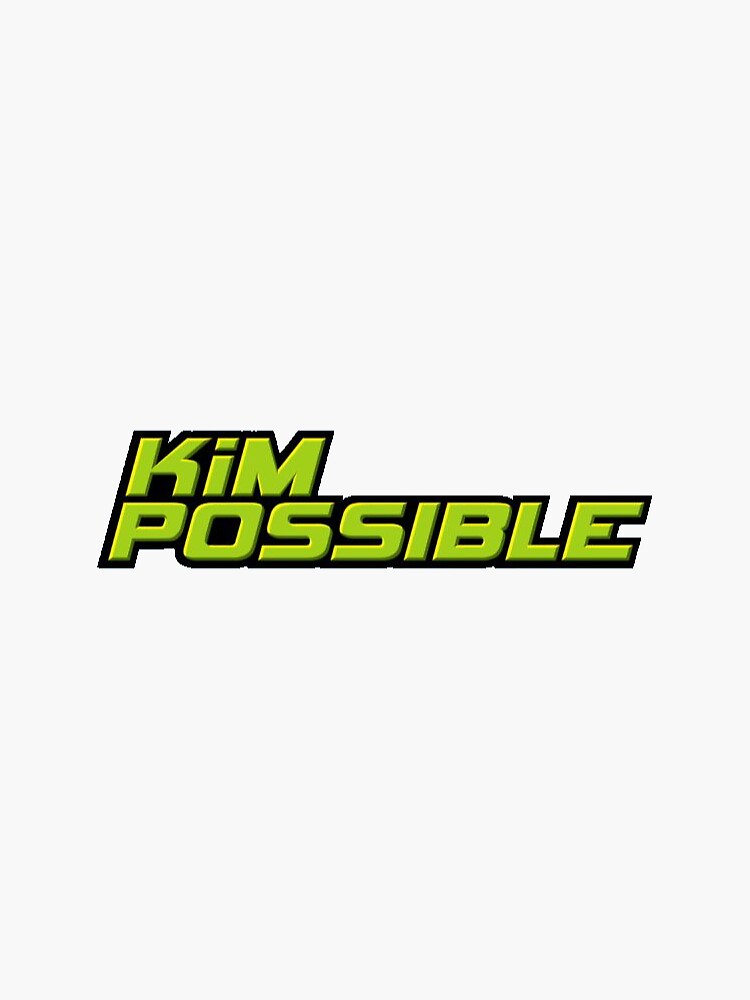 "Kim logo" Sticker for Sale by Songbird6345 | Redbubble