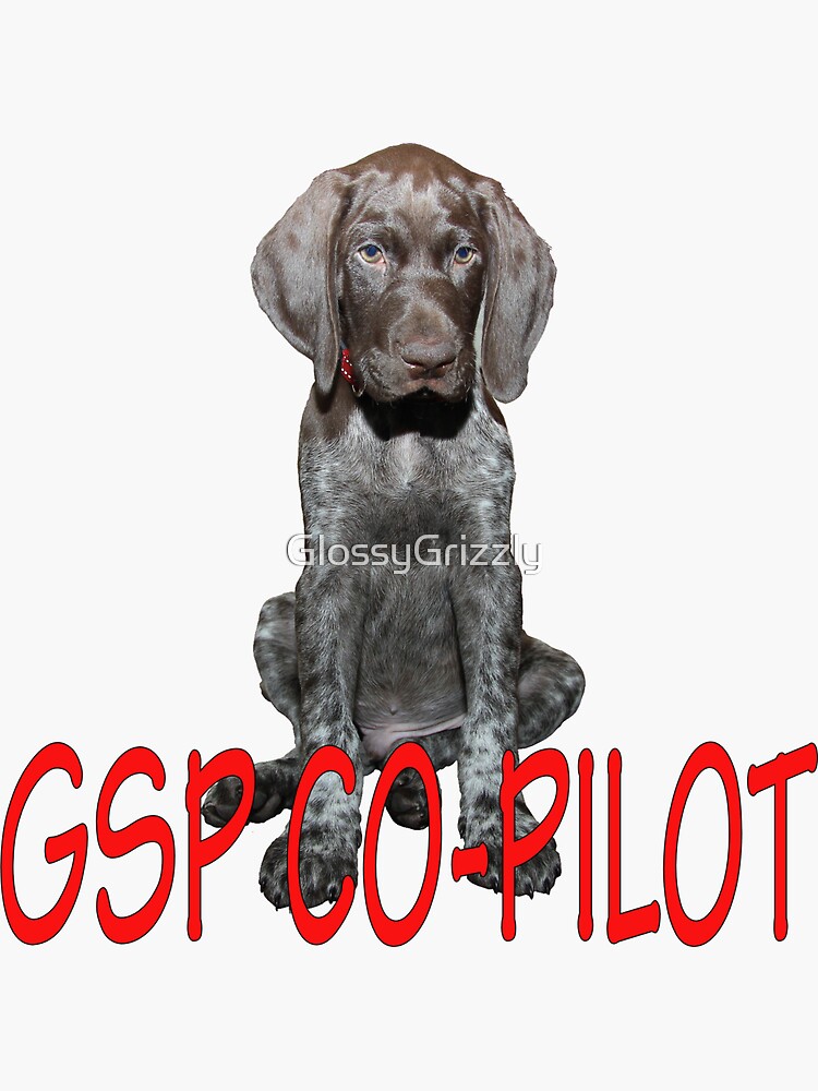 "Glossy Grizzly GSP co-pilot car sticker" Sticker for Sale by ...