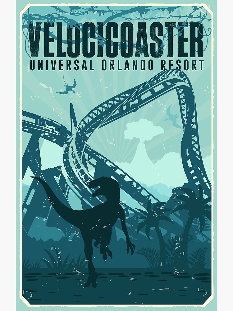 "Roller coaster poster 5" Poster for Sale by ggomes | Redbubble