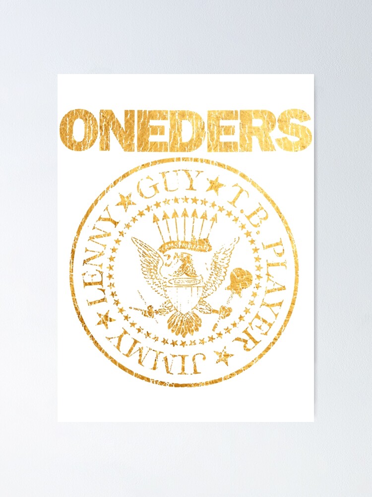 Póster «RETROGOLD EL EMBLEMA DE LOS ONEDERS» de kramerscott | Redbubble