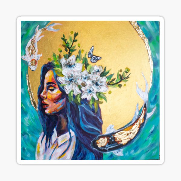 "Althea" Sticker for Sale by Mozzafiatoart | Redbubble