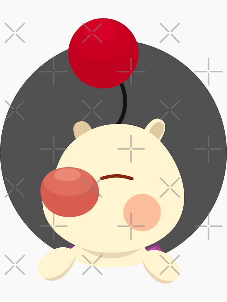 "Cute Moogle" Sticker for Sale by Dazzy | Redbubble