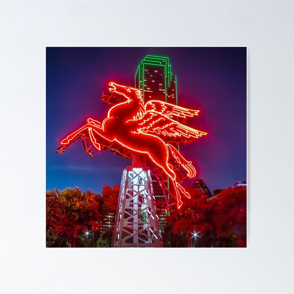 "Dallas Pegasus " Poster for Sale by josephhaubert | Redbubble
