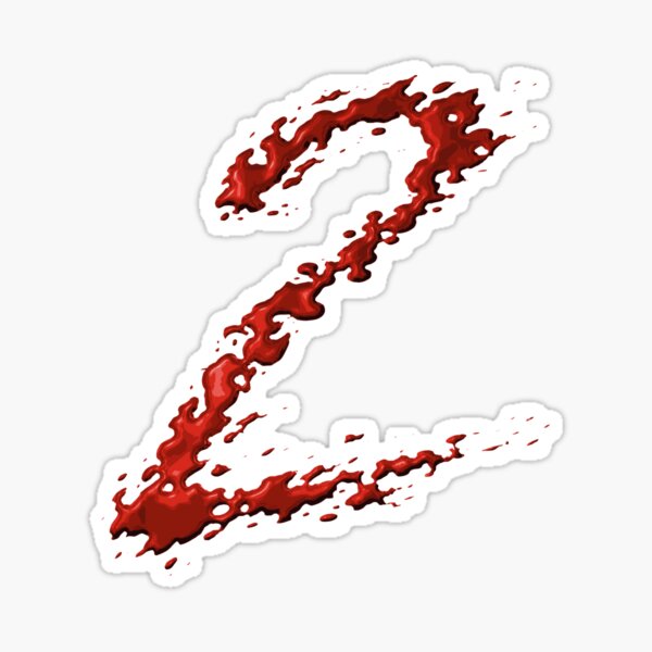 "Bloody 2 Plain" Sticker by Fireseed-Josh | Redbubble