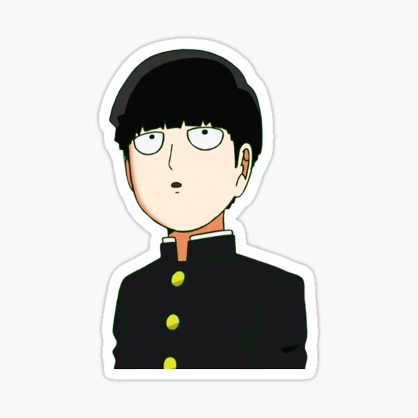 "Mob Sticker- Mob Psycho" Sticker for Sale by BlueFTW- | Redbubble