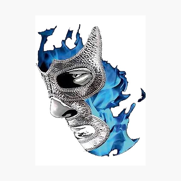 Lámina fotográfica for Sale con la obra «Feel-Ink Blue Demon Mexico ...