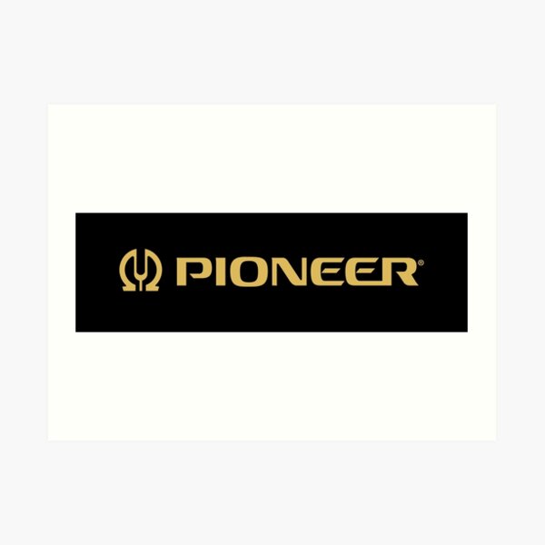 "Pioneer Gold Logo" Art Print for Sale by CDSmiles | Redbubble