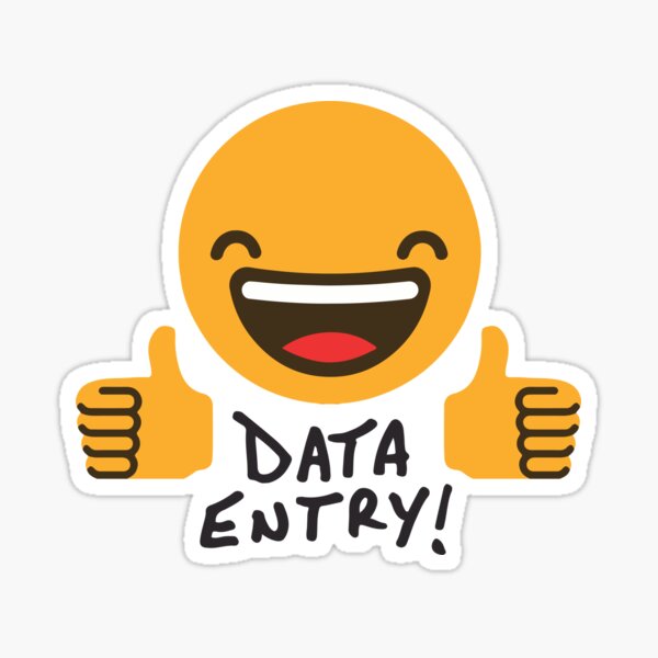 "Data Entry" Sticker for Sale by bradyqk | Redbubble