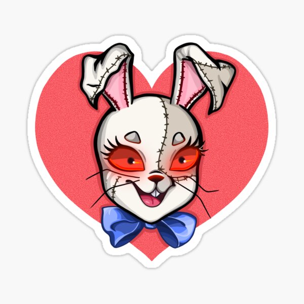 "Vanny Heart Fnaf Security Breach" Sticker for Sale by P0SITIVEdesigns ...