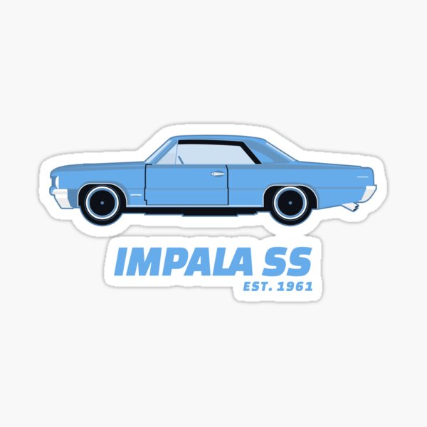 "Chevrolet Impala SS" Sticker for Sale by artym93 | Redbubble