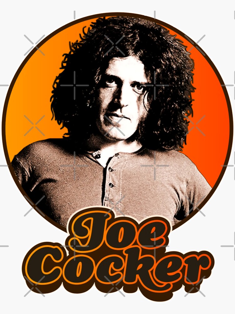 "Retro Joe Gold Tribute poster" Sticker by Azevedo1502 | Redbubble