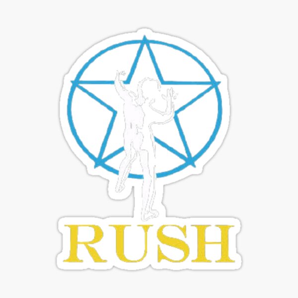 "Rush "Starman"" Sticker by HEAVYZONE | Redbubble