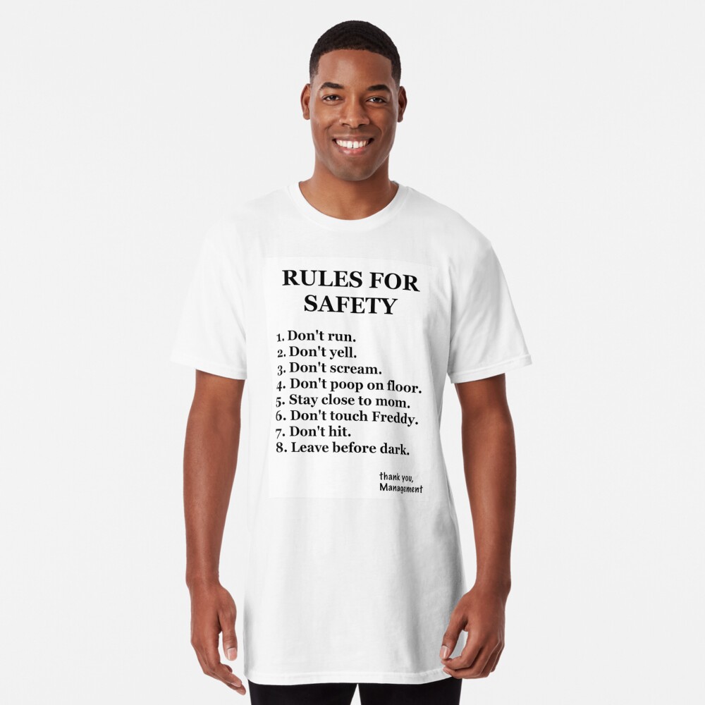 "FNaF-Rules " Poster for Sale by Mintybatteo | Redbubble