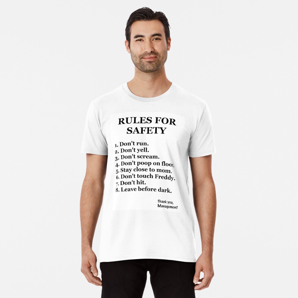 "FNaF-Rules " Poster for Sale by Mintybatteo | Redbubble