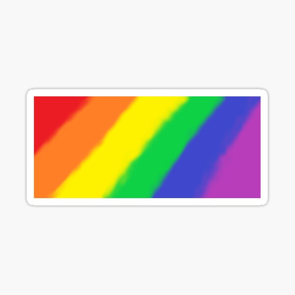 "Gay Rights Flag" Sticker for Sale by Squishidesigns | Redbubble
