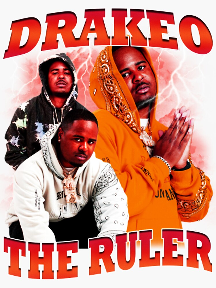 "Drakeo The Ruler" Sticker by KeeganKub | Redbubble