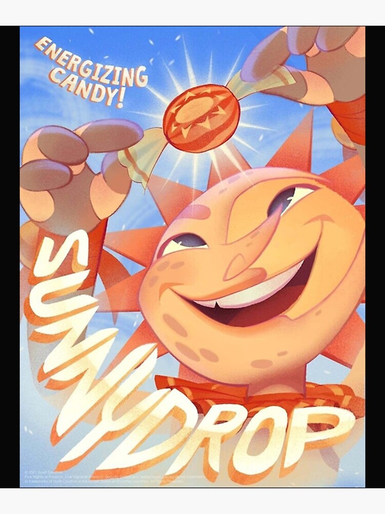 Poster « Sunnydrop (brèche de sécurité fnaf) », par Mintybatteo | Redbubble