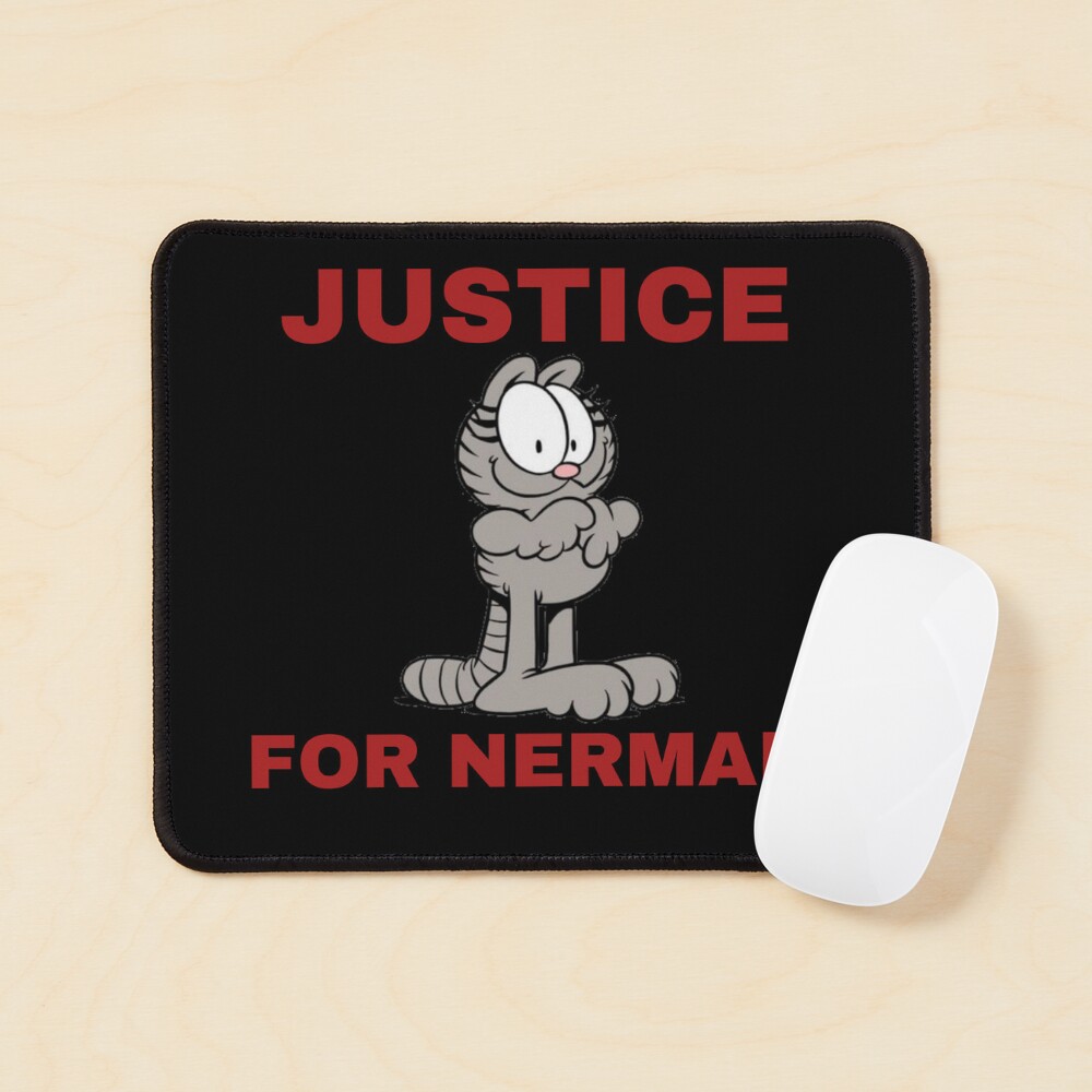 "JUSTICE FOR NERMAL" Sticker for Sale by Wormsalad | Redbubble