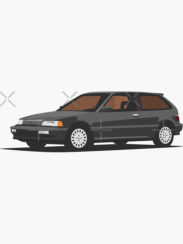 "Honda Civic Si" Sticker for Sale by Doug1234 | Redbubble