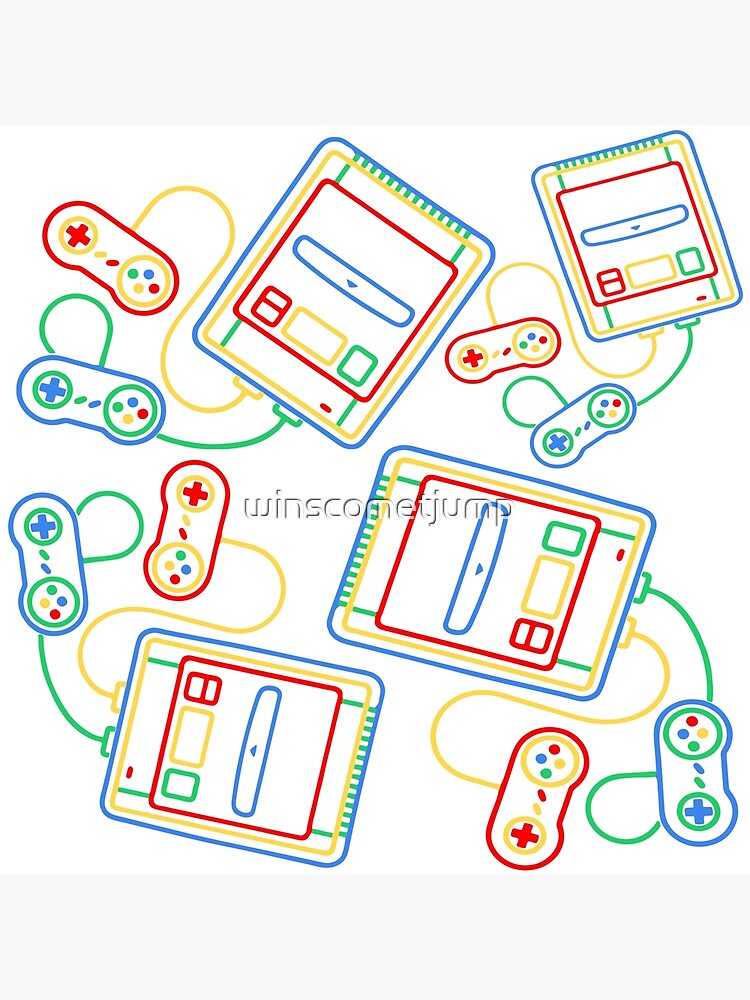 "Super Famicom" Poster by winscometjump | Redbubble