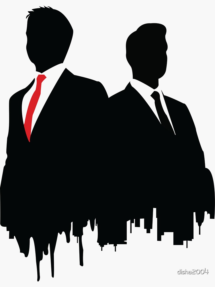 "SUITS" Sticker by disha2004 | Redbubble