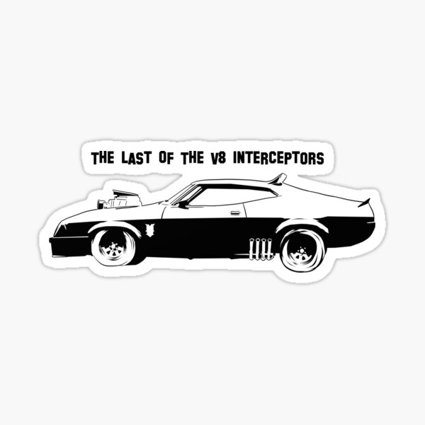 V8 Interceptor Stickers | Redbubble