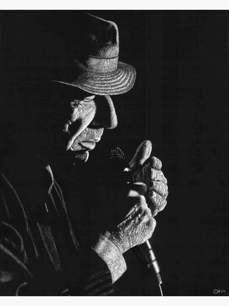 "Leonard Cohen " Poster for Sale by jameslaytone | Redbubble