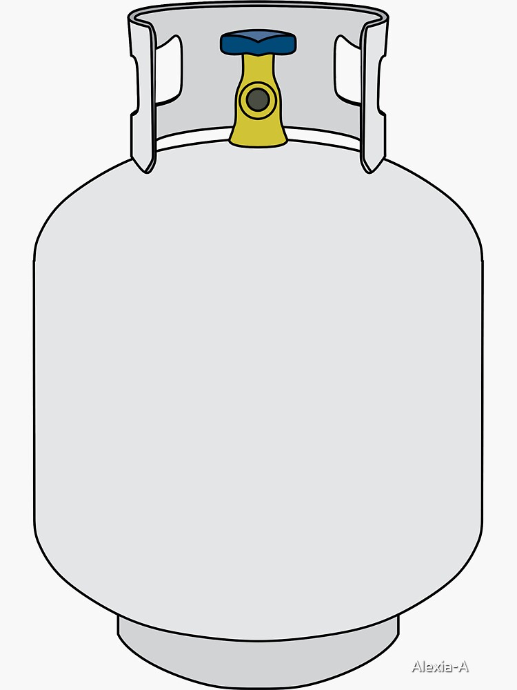 "Propane Tank" Sticker for Sale by Alexia-A | Redbubble