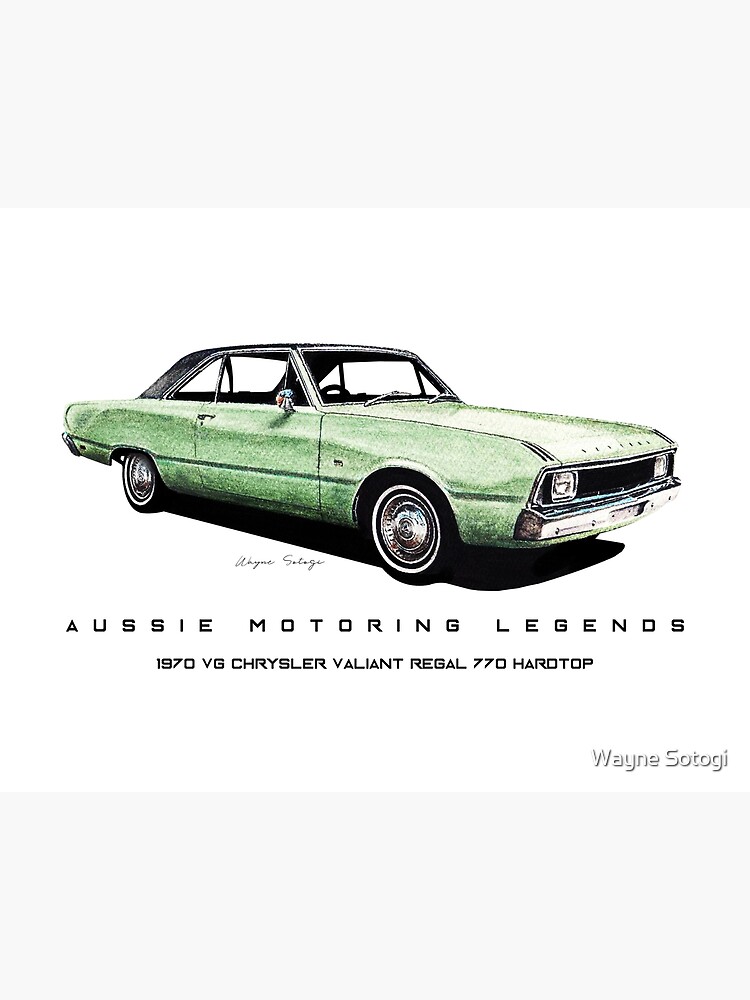"Aussie Motoring Legends 1970 VG Chrysler Valiant Regal 770 Hardtop ...