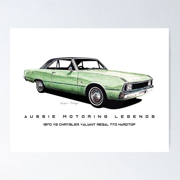 "Aussie Motoring Legends 1970 VG Chrysler Valiant Regal 770 Hardtop ...