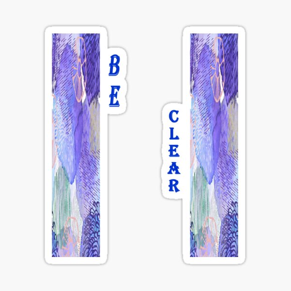 "Clarity Symbol" Sticker for Sale by FanahShop | Redbubble