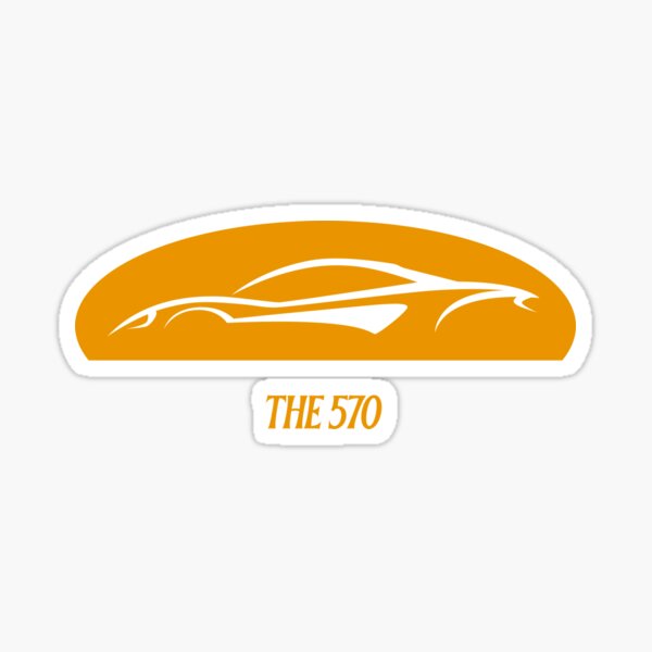 "570S Side Silhouette" Sticker for Sale by artym93 | Redbubble