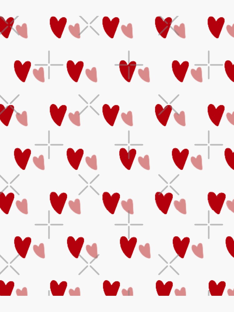 " Beautiful Cute Small Heart Pattern Design" Sticker by SidhuKeet1 ...