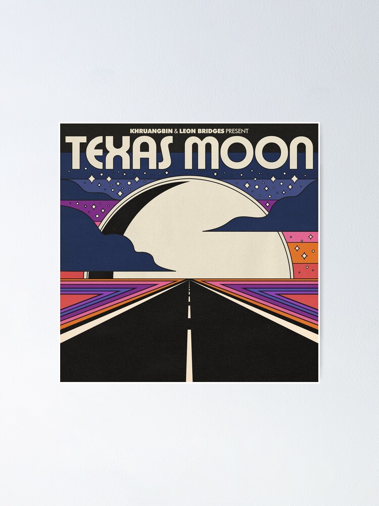 "Texas Moon" Poster for Sale by marcel-store | Redbubble
