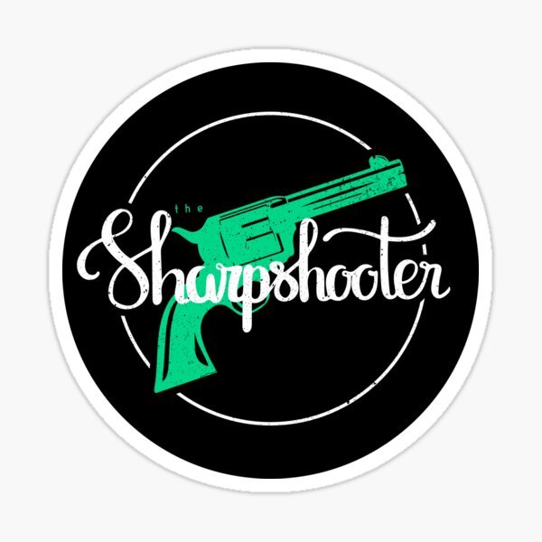 "The Sharpshooter" Sticker for Sale by am2c | Redbubble