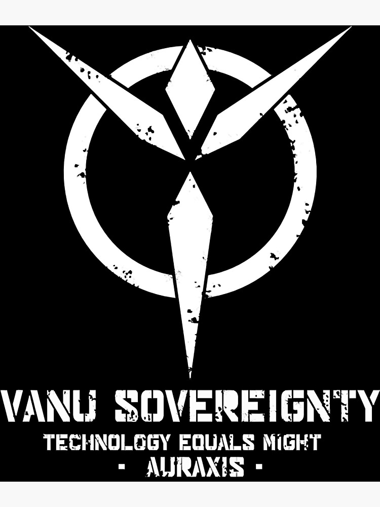 "Planetside 2 Large Vanu Sovereignty Weathered Logo Classic" Poster for ...