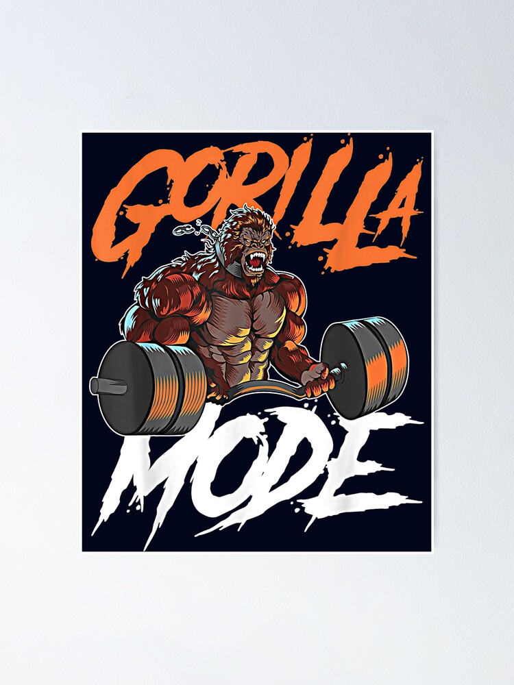 "Gym Beast Workout Weights Lifting Power" Poster for Sale by Minilonal ...