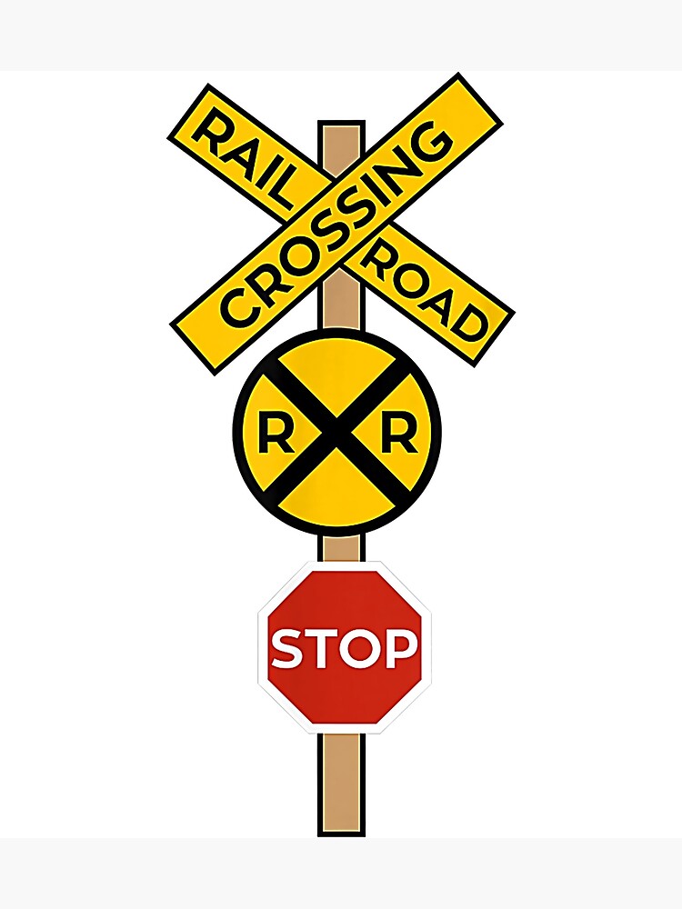 Railroad Crossing Sign Template