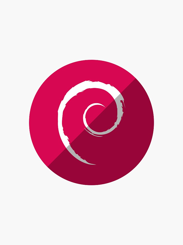 "Debian" Sticker by CountryYak | Redbubble