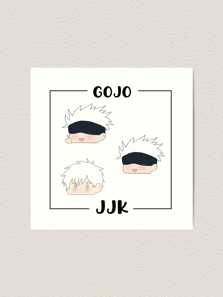 "Jujutsu Kaisen Chibi Character Gojo JJk" Art Print by BangferoStore20 ...