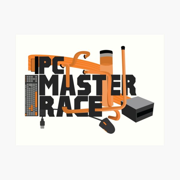 "PC MASTER RACE - LOGO" Art Print for Sale by martianart | Redbubble