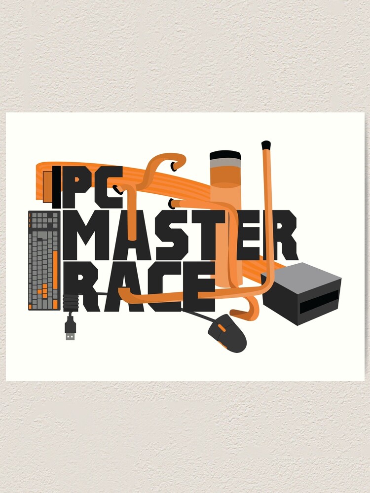 "PC MASTER RACE - LOGO" Art Print for Sale by martianart | Redbubble